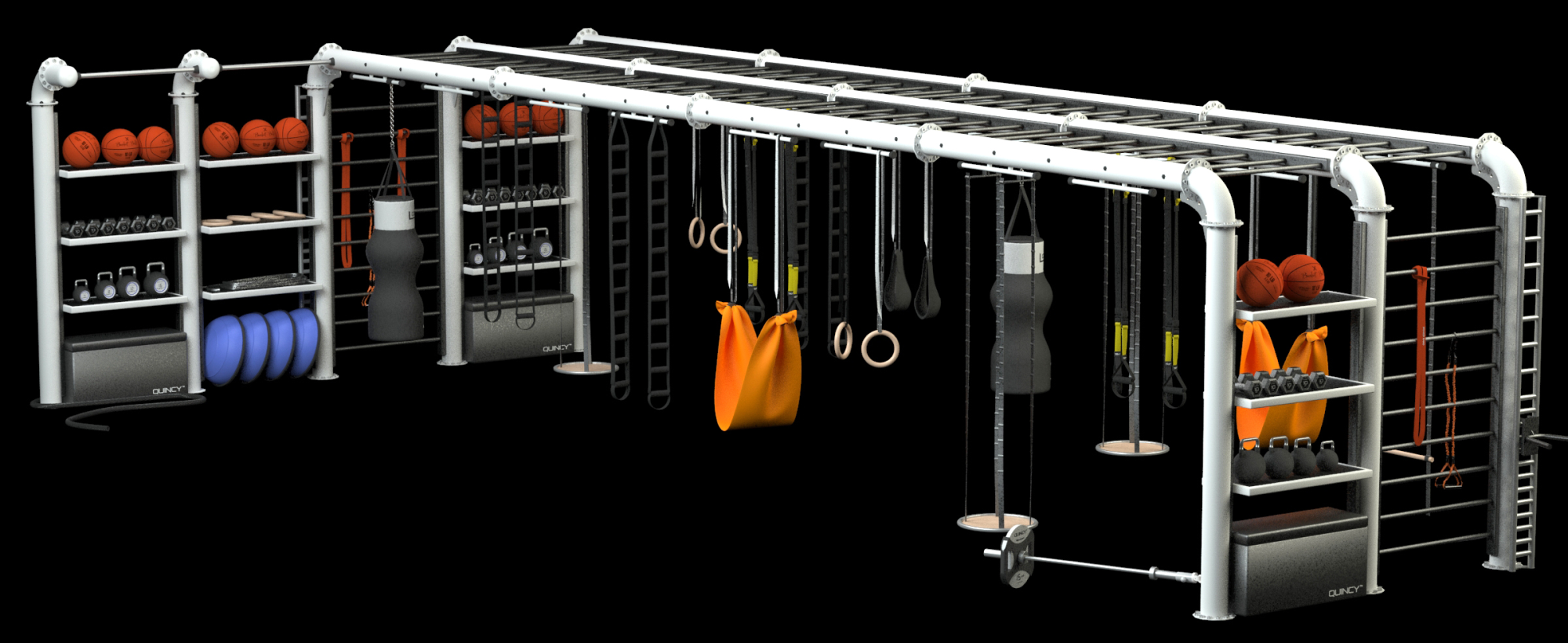 Aquatic Ecosystem Functional Bridge Single 400 In + 1x Traing & Storage ...